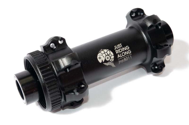 centre-lock straight-pull front hubs - black - Just Riding Along