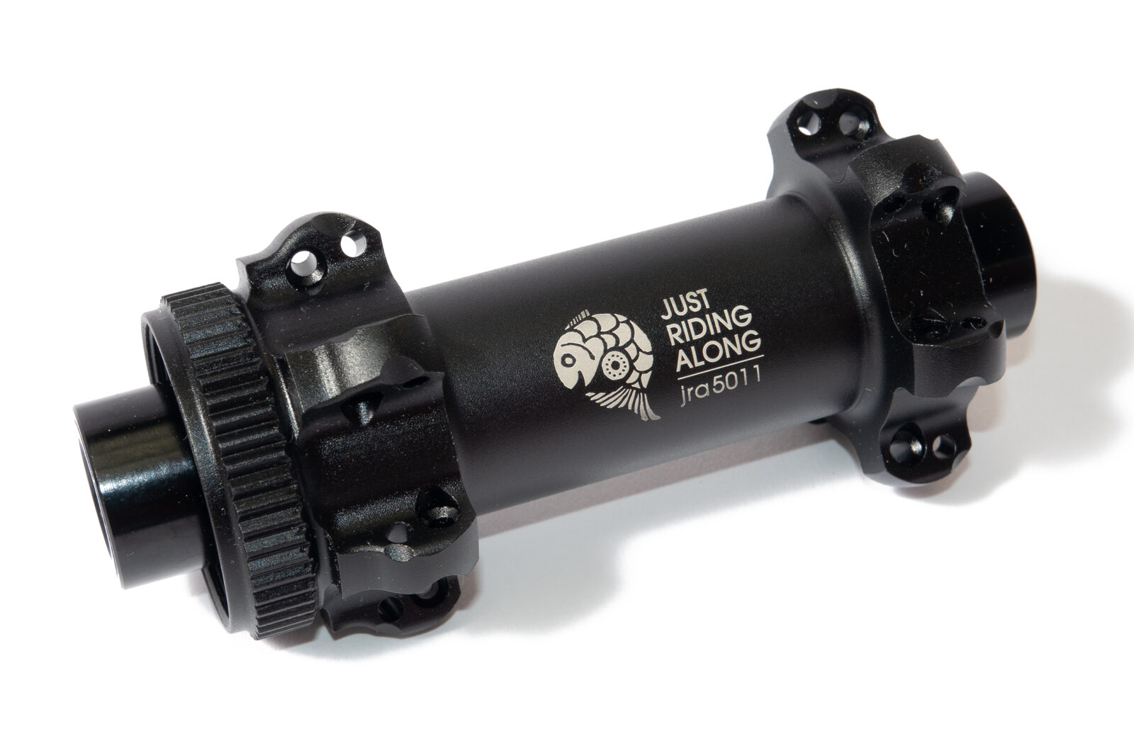 centre-lock straight-pull front hubs - black - Just Riding Along
